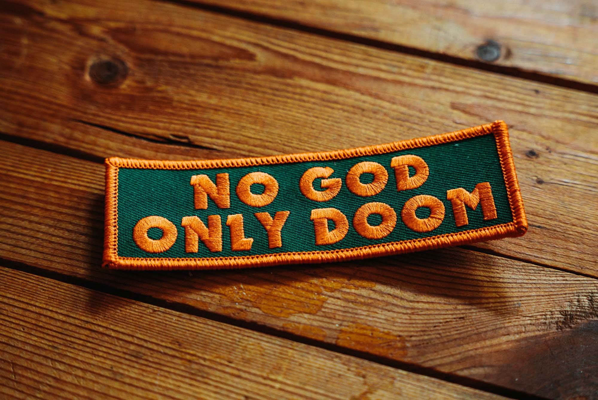 No God - Patch | mangobeard